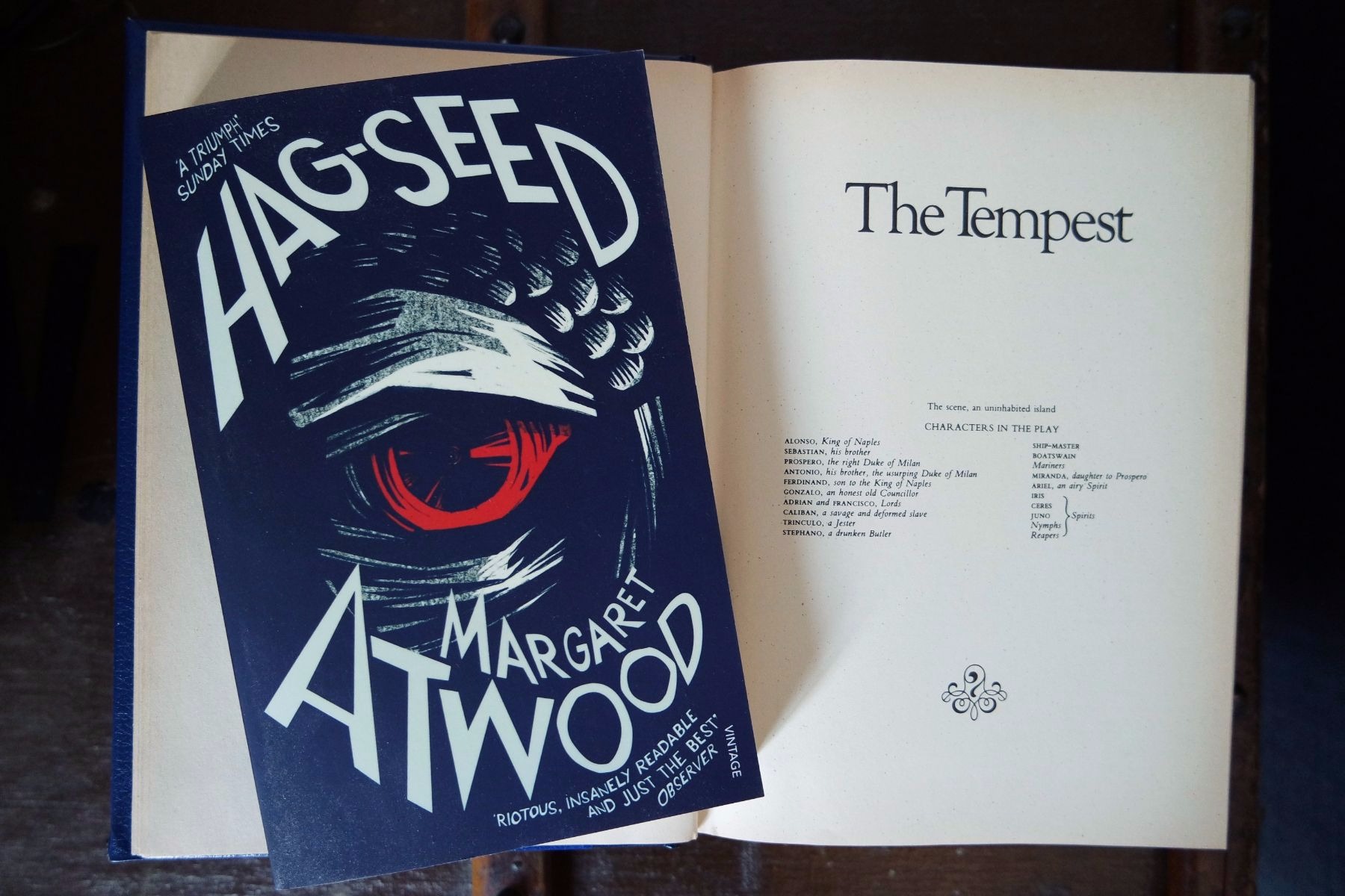 Shakespeare: The Tempest – Margaret Atwood: Hag-Seed – schiefgelesen